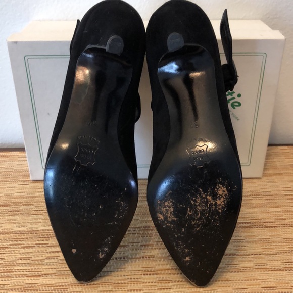 Bertie | Shoes | Vintage 985 Bertie Size Eu 37 Black Suede Leather ...